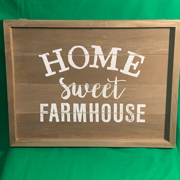 Wall Decor | Home Sweet Farmhouse Wall Art | Poshmark